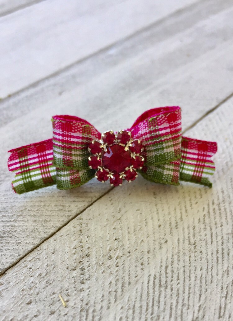 Petite Dog Bows Small Dog Hair Bows Pigtail Dog Bows Bows - Etsy