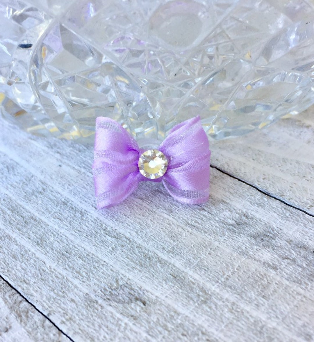 Petite Dog Bows,small Dog Bows,pigtail Bows for Dogs,bows for Maltese ...