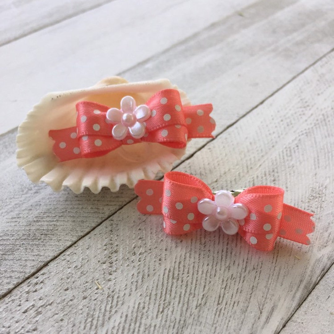 Petite Dog Bows, Small Dog Hair Bows, Pigtail Dog Bows,bows for Maltese ...