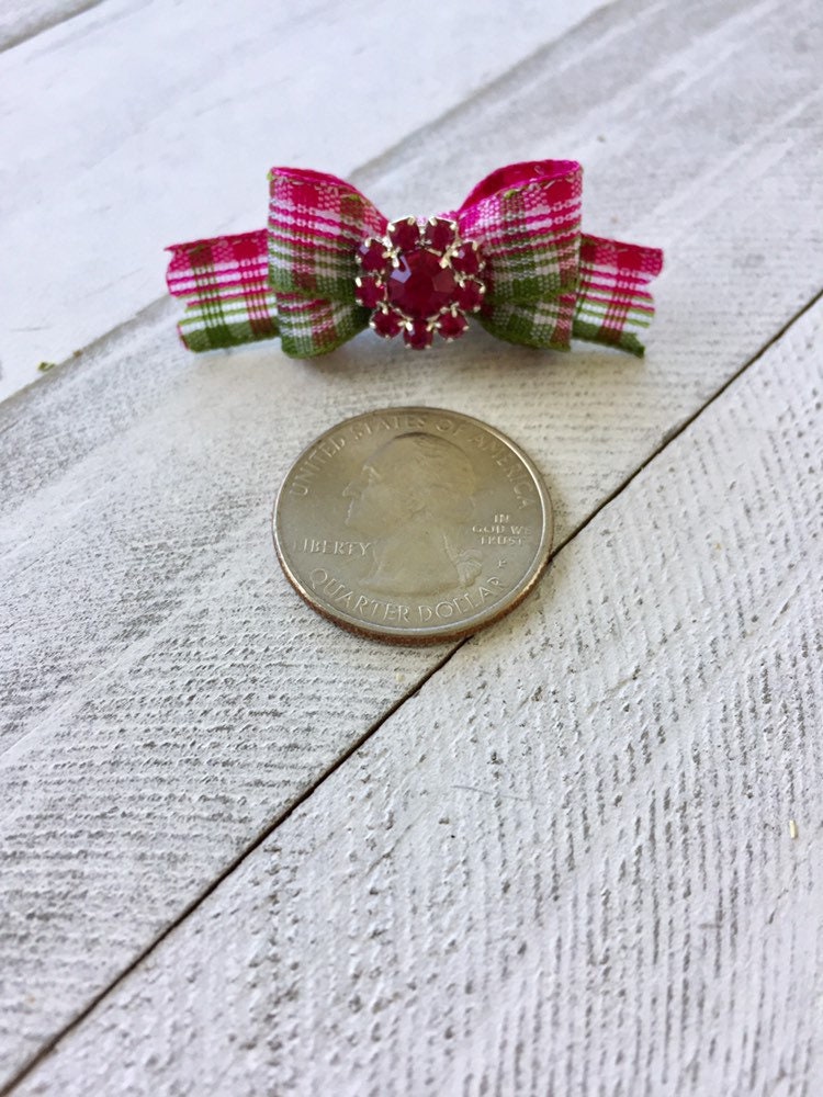 Petite Dog Bows Small Dog Hair Bows Pigtail Dog Bows Bows - Etsy