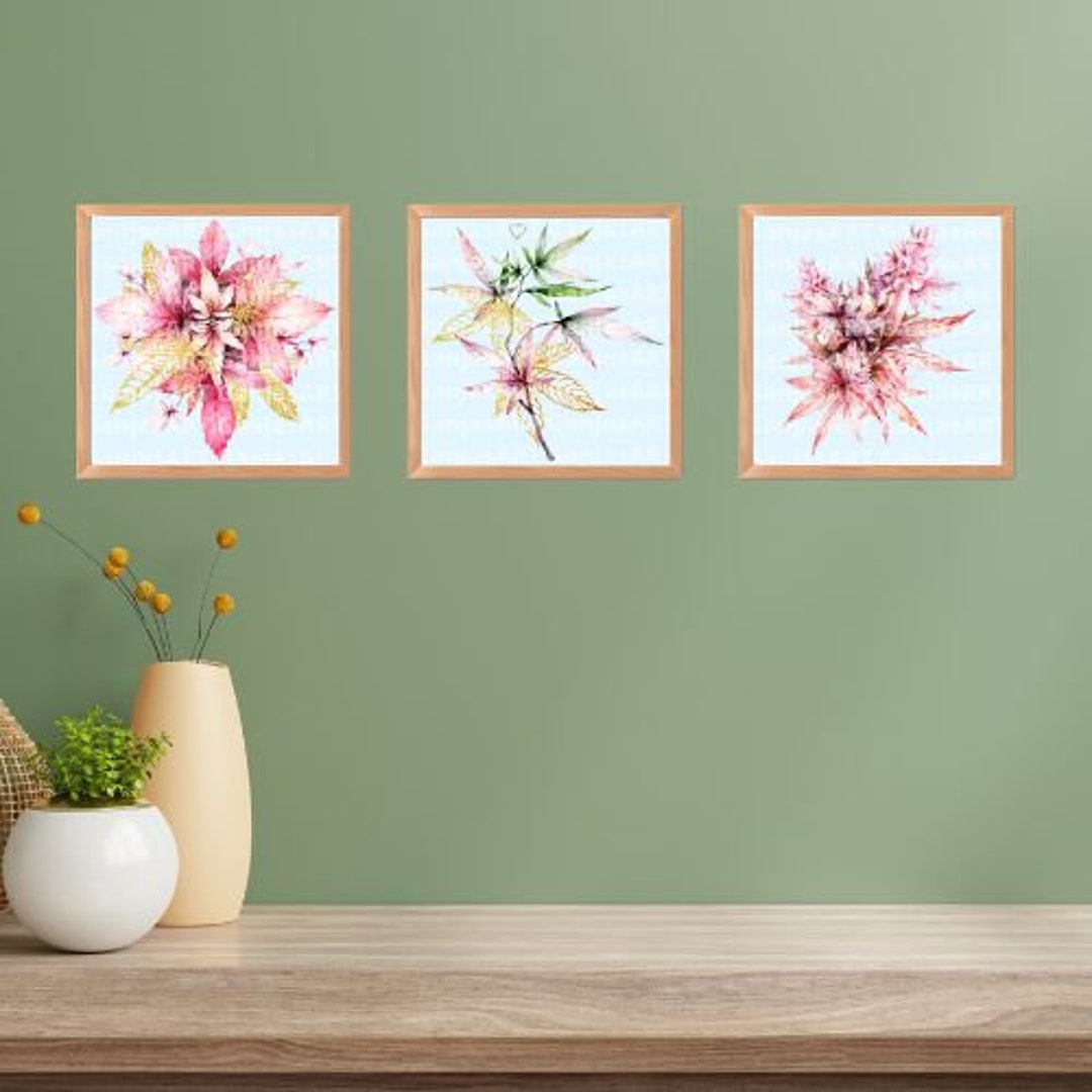 Set of 3 Prints, DIGITAL Prints, Wall Art, Hemp Prints, Scenery Prints ...