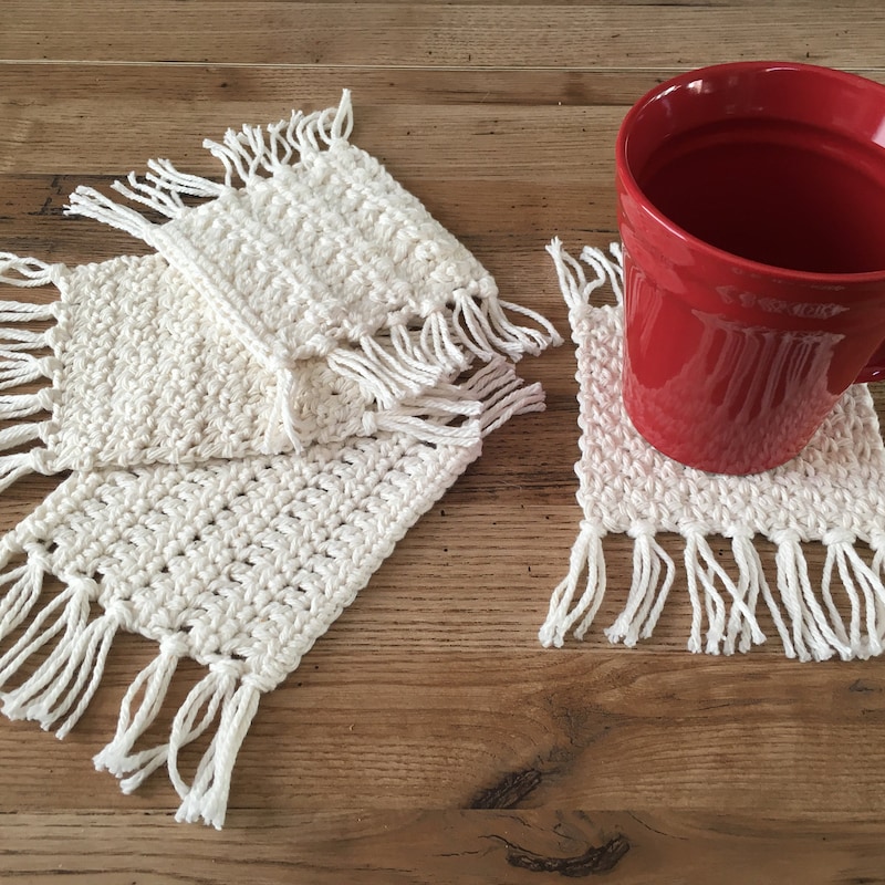Crochet Mug Rug - Etsy