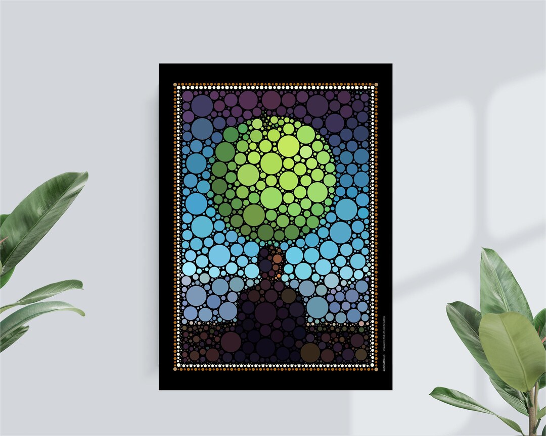 René Magritte the Postcard poster Bubble Art Print, Circles, Fun ...