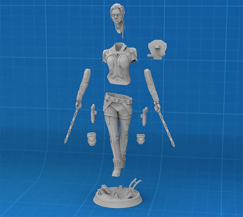Black Widow Natasha Romanoff Resin 3D Model Kit - Etsy