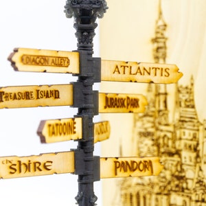 Bookends Fantasy, Science Fiction, Lamppost Signs - Etsy