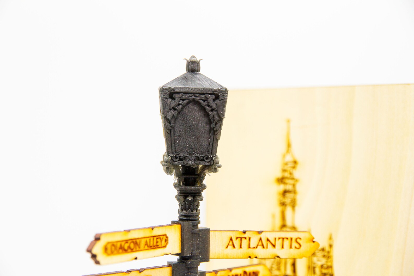 Bookends Fantasy Science Fiction Lamppost Signs | Etsy