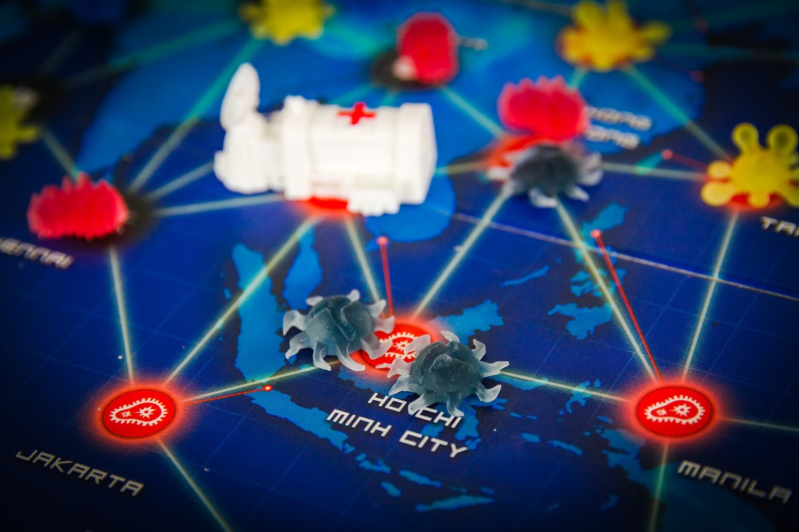 Pandemic Board Game: Custom 3D Printed Tokens Optional | Etsy