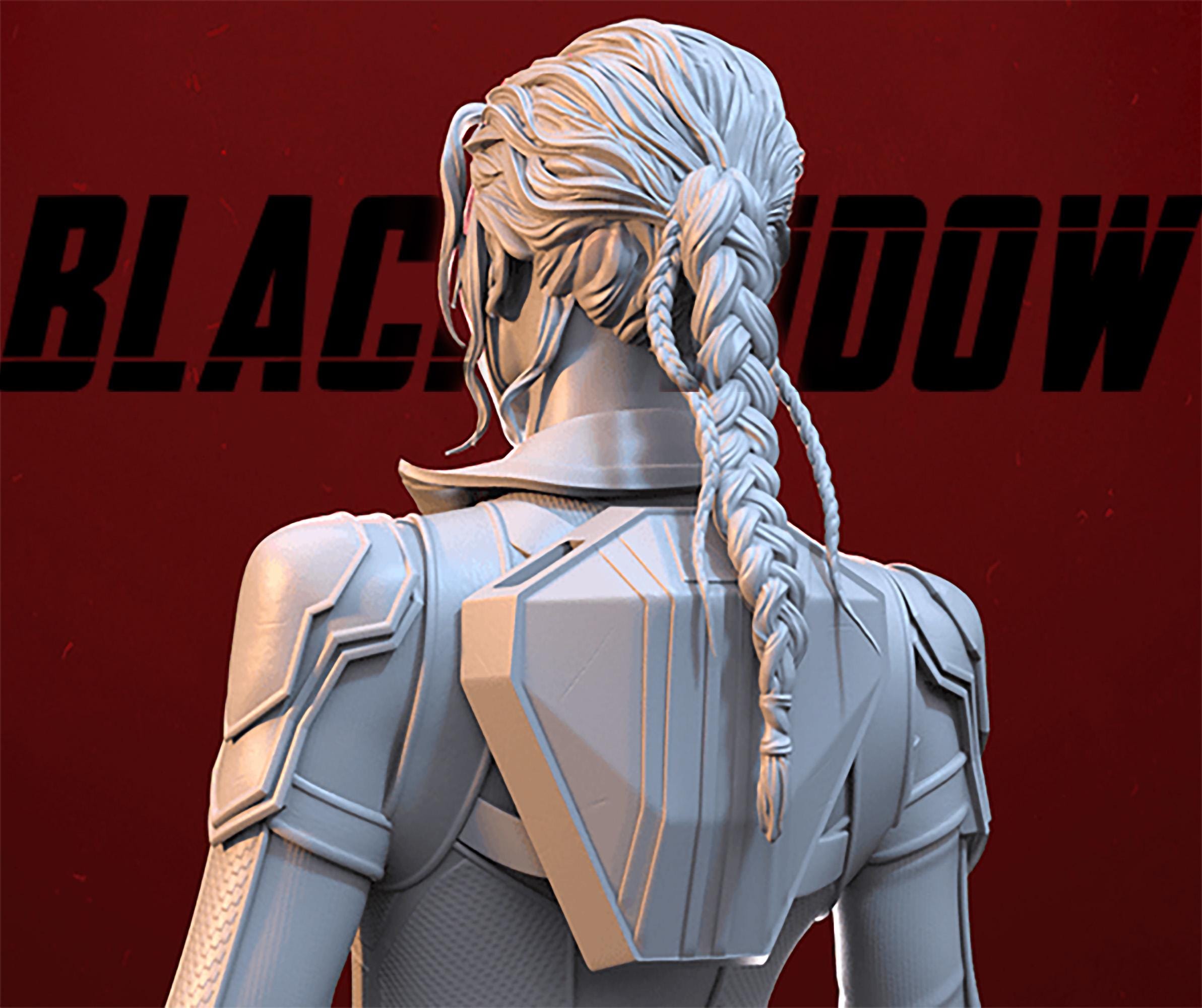 Black Widow Natasha Romanoff Resin 3D Model Kit - Etsy