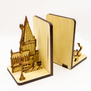 Bookends Magical Fantasy Castle, Magic, Magicians, Wizards, Witches - Etsy