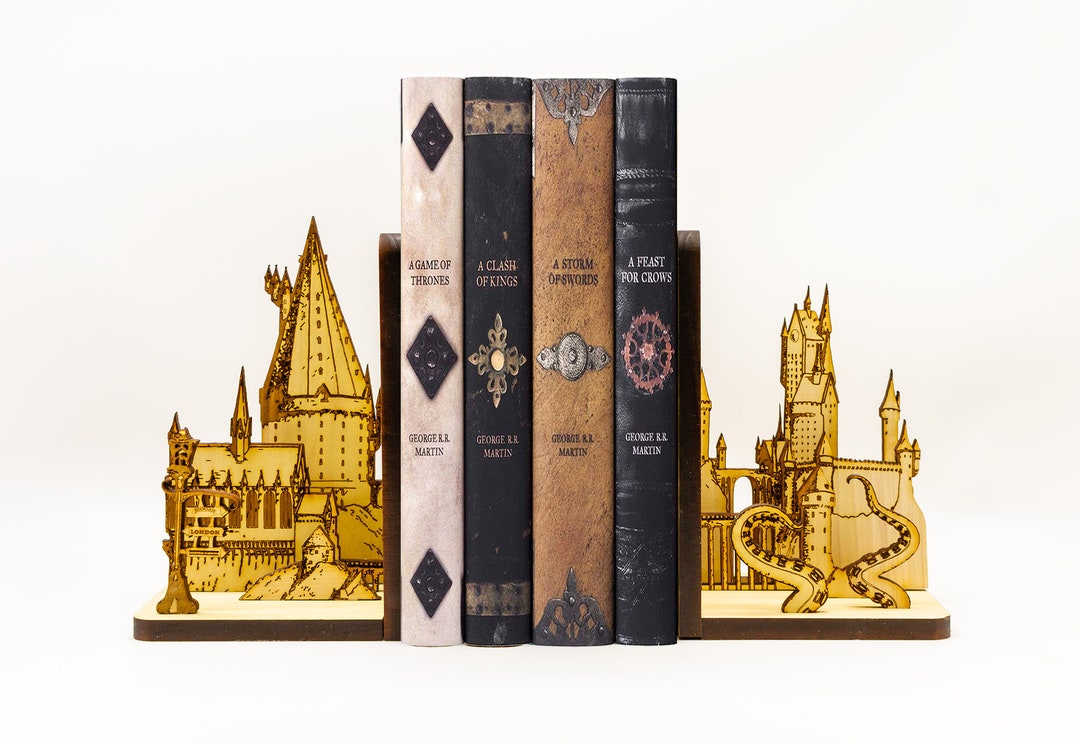 Bookends Magical Fantasy Castle, Magic, Magicians, Wizards, Witches - Etsy