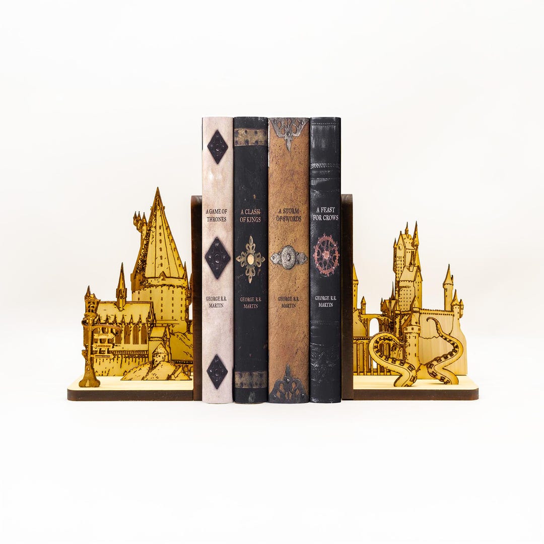 Bookends - Magical Fantasy Castle - Etsy