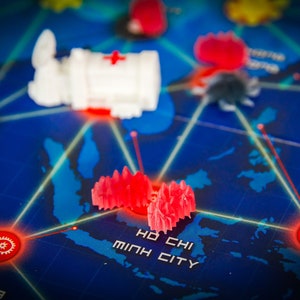 Pandemic Board Game: Custom 3D Printed Tokens Optional | Etsy