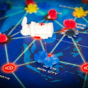 Pandemic Board Game: Custom 3D Printed Tokens Optional | Etsy
