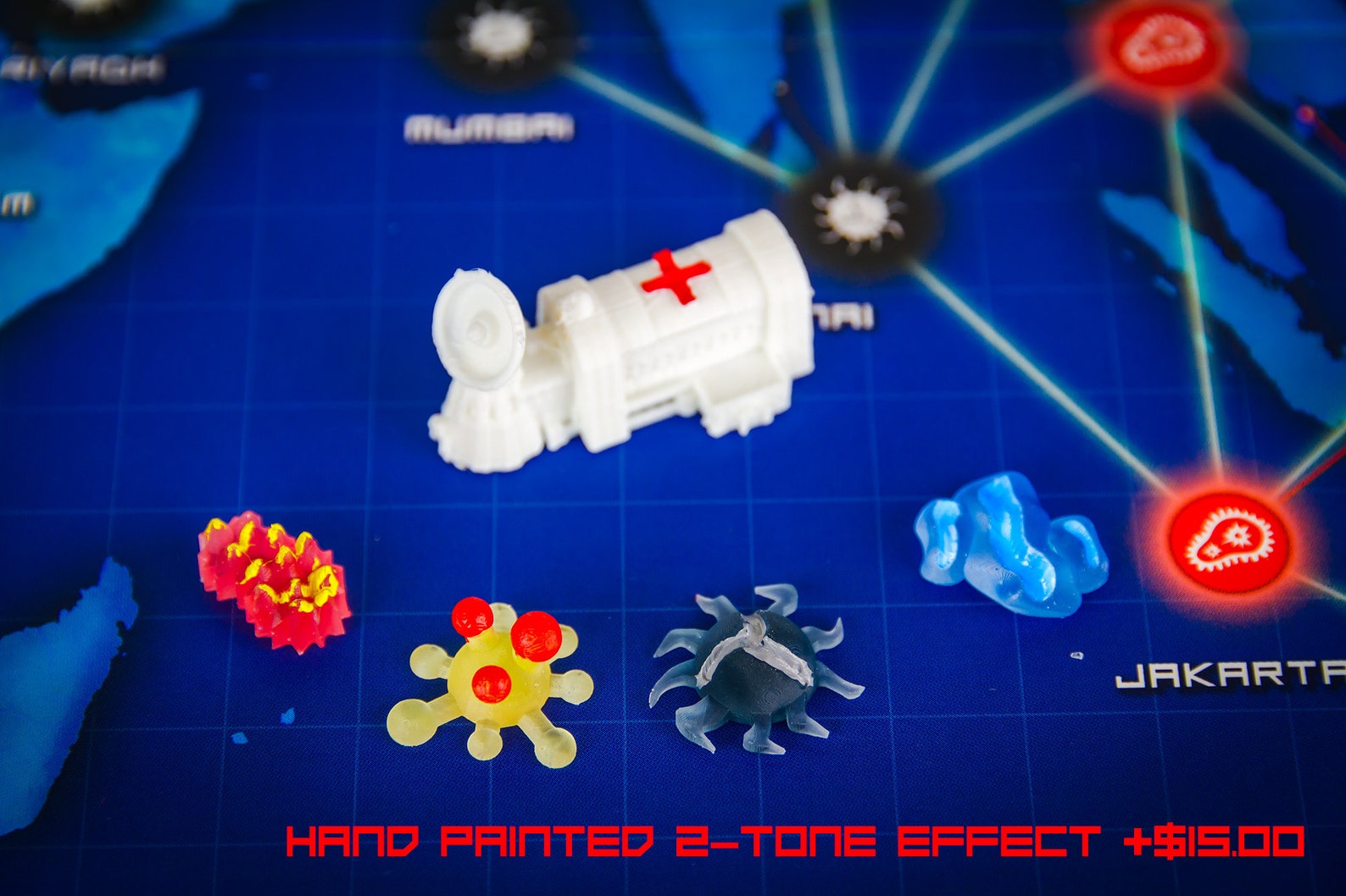 Pandemic Board Game: Custom 3D Printed Tokens Optional | Etsy