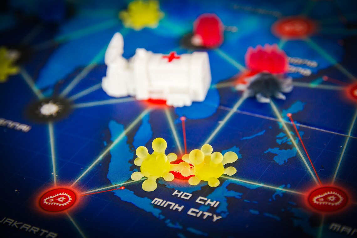 Pandemic Board Game: Custom 3D Printed Tokens Optional | Etsy