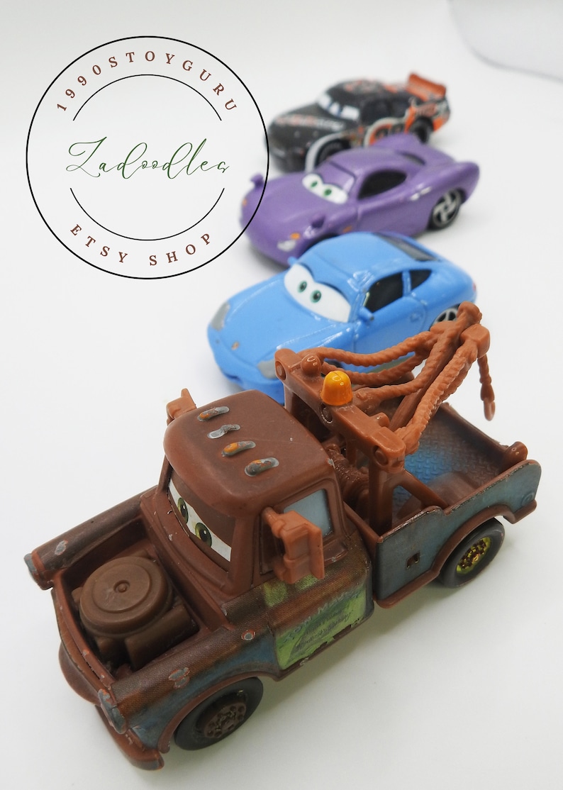 Pixar Cars Set of 4 Holly Shiftwell, Sally Carrera, Aiken Axler & Mater ...