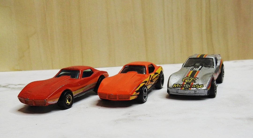 Vintage Hot Wheels Corvettes Set - 1970s & 1980s Iconic Models, Vetty ...