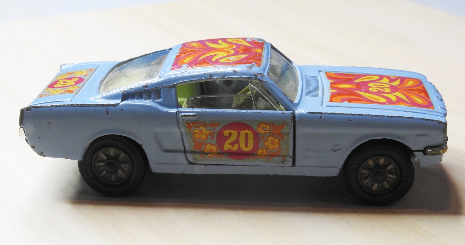 Rare 1969 Corgi Toys Ford Mustang Fastback 2+2 'flower Power 348 ...