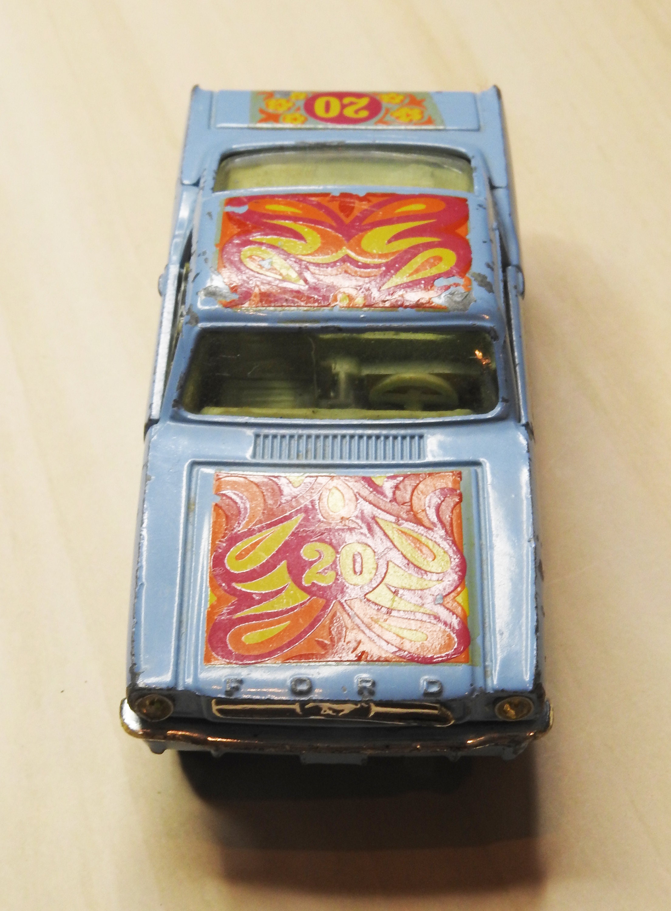 Rare 1969 Corgi Toys Ford Mustang Fastback 2+2 'flower Power 348 ...