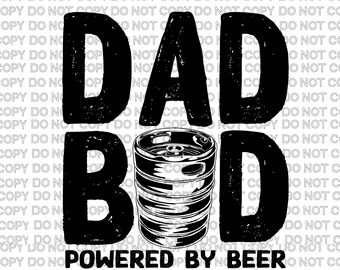 Dad Bod Sticker | Etsy