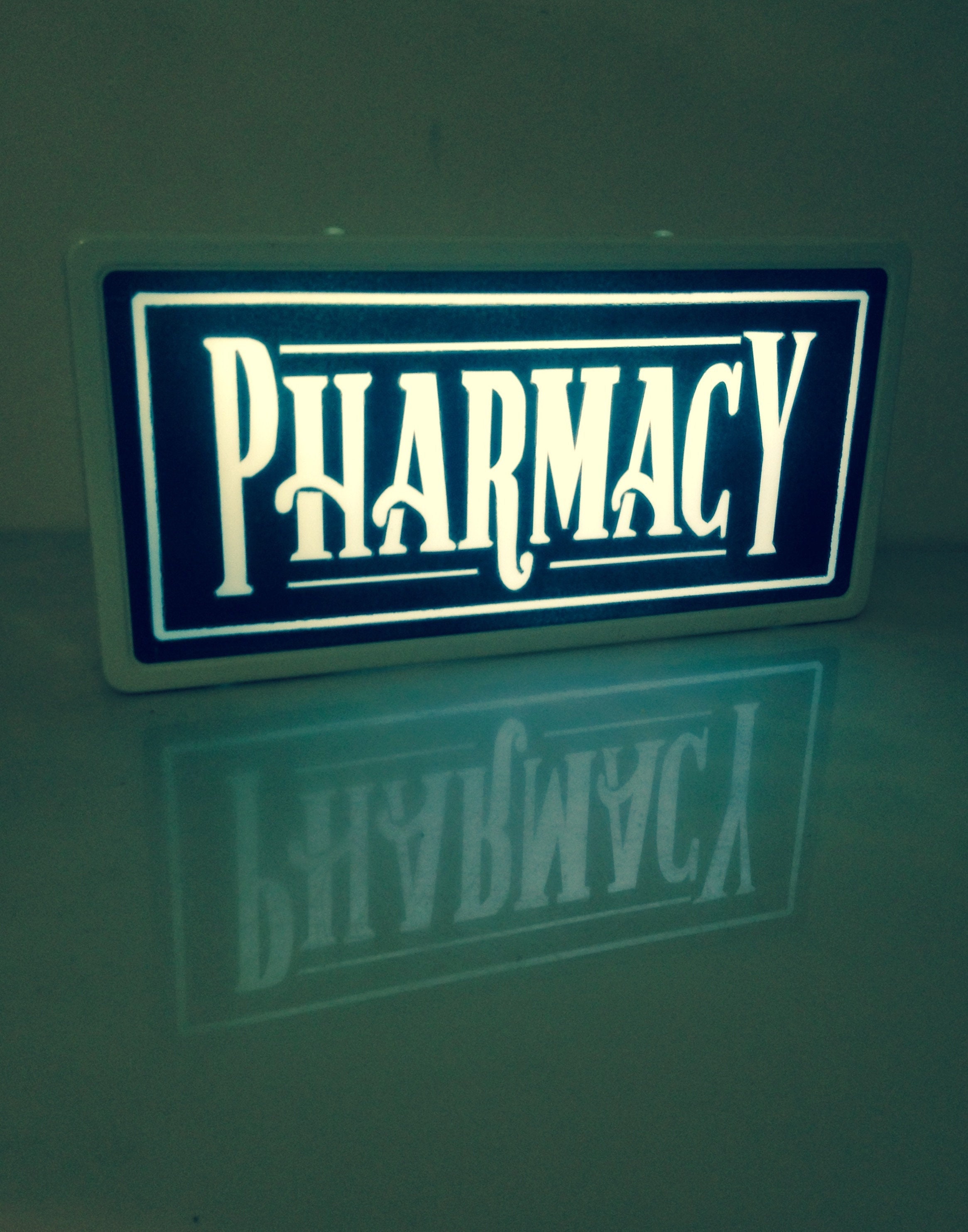 Illuminated Pharmacy Sign, Chemist, Drug Store Light Box Sign, 8W LED ...