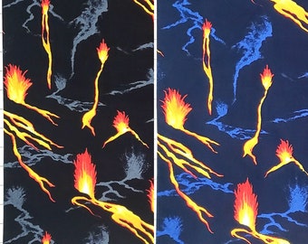 Lava Fabric | Etsy