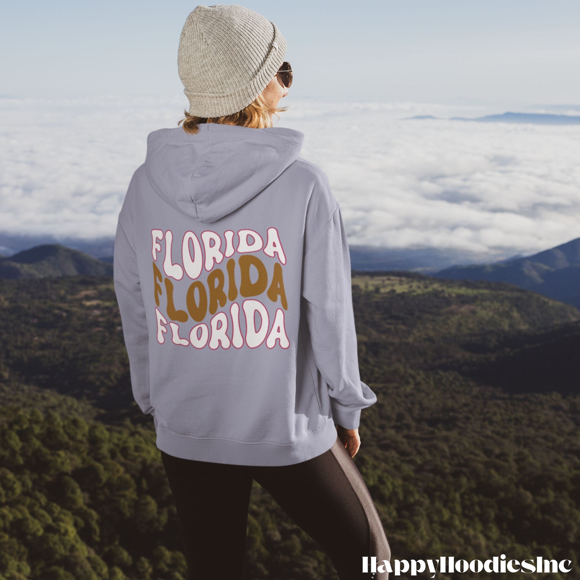 Florida Hoodie Florida Sweatshirt Beach Hoodie Retro - Etsy