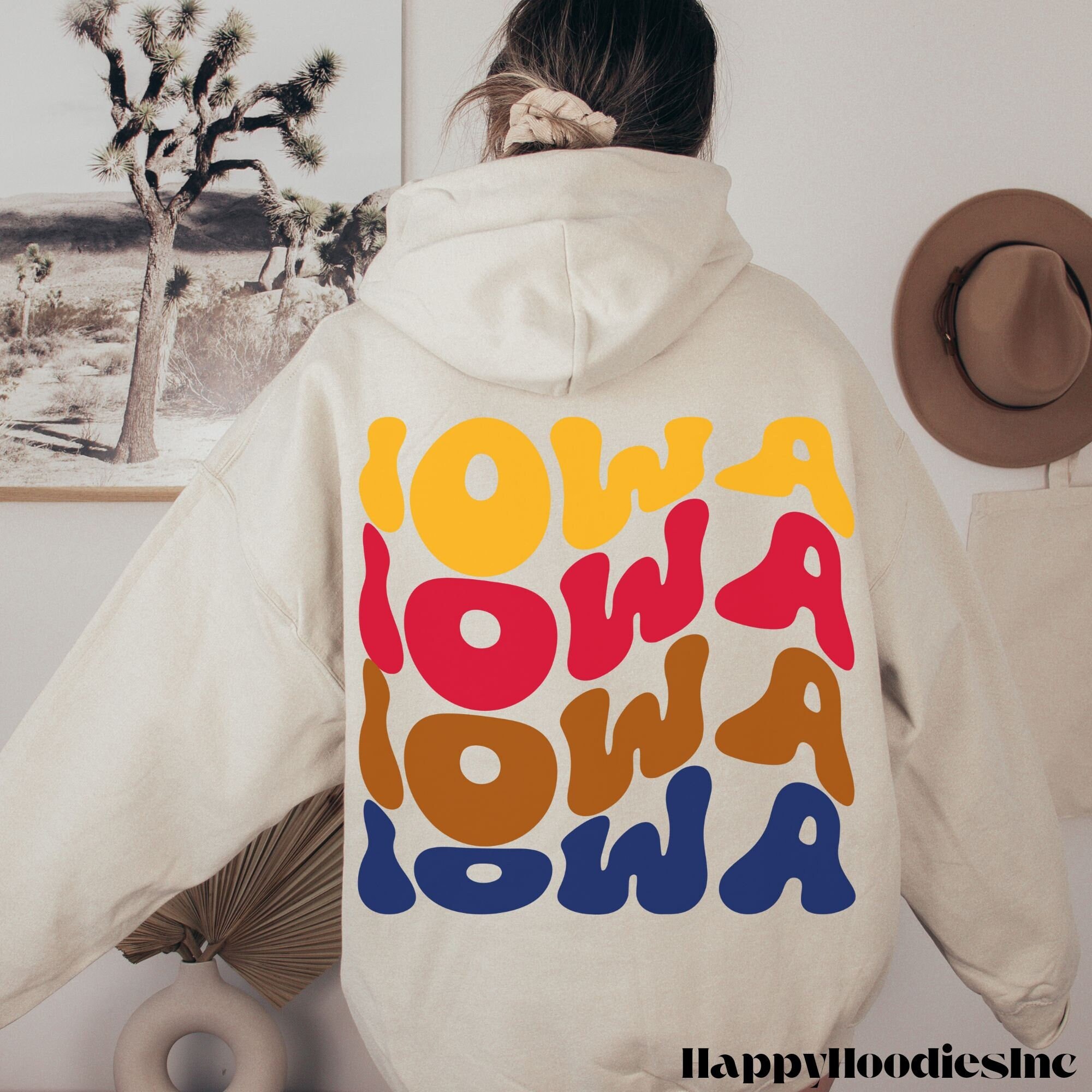 Iowa Hoodie Iowa Sweatshirt Iowa Iowa Gift - Etsy