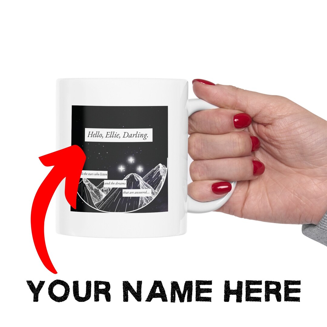 Custom Hello Feyre Darling ACOTAR RHYSAND Rhys Mug SJM Mug Sarah J Maas ...
