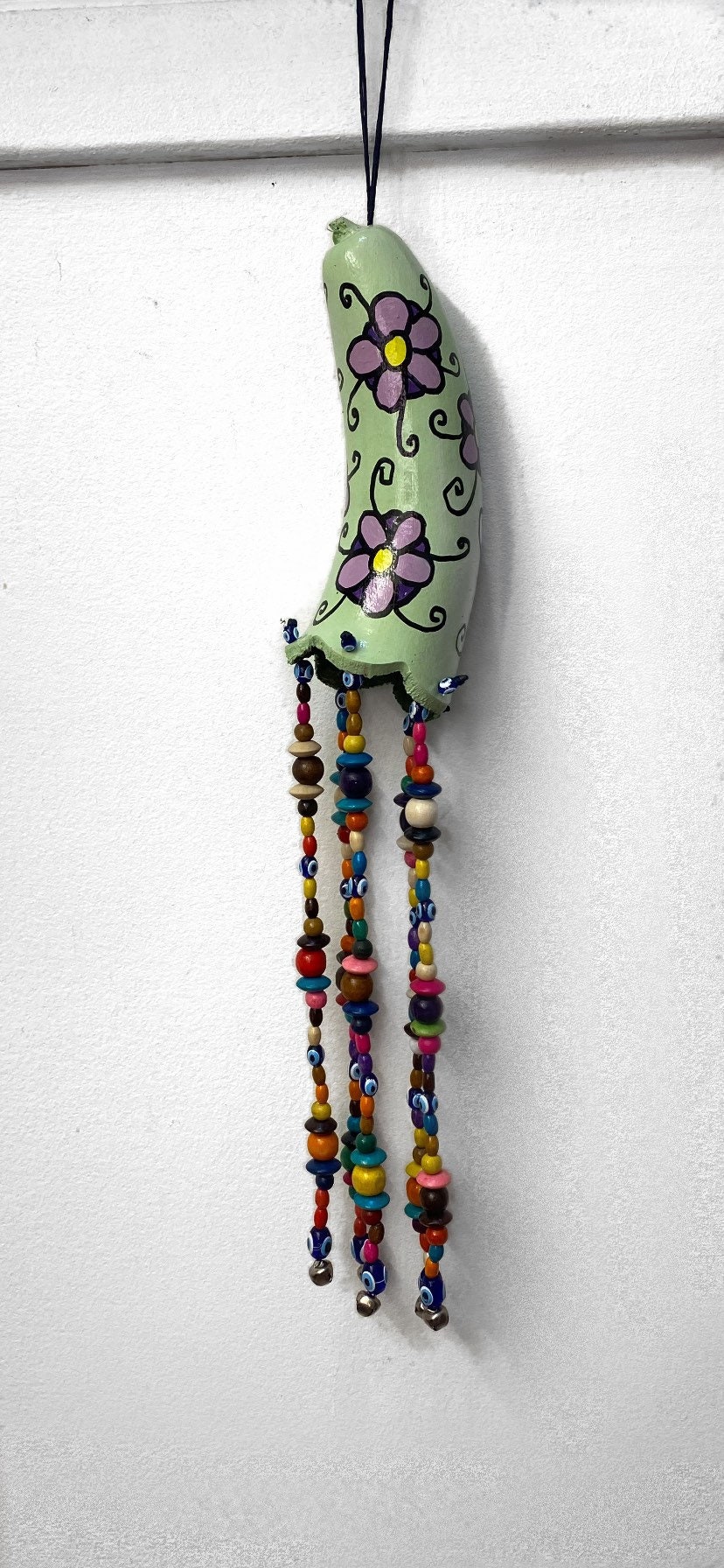 FALL DECOR GOURD Wind Chime One of a Kind Decor Door Decor Deck Decor ...