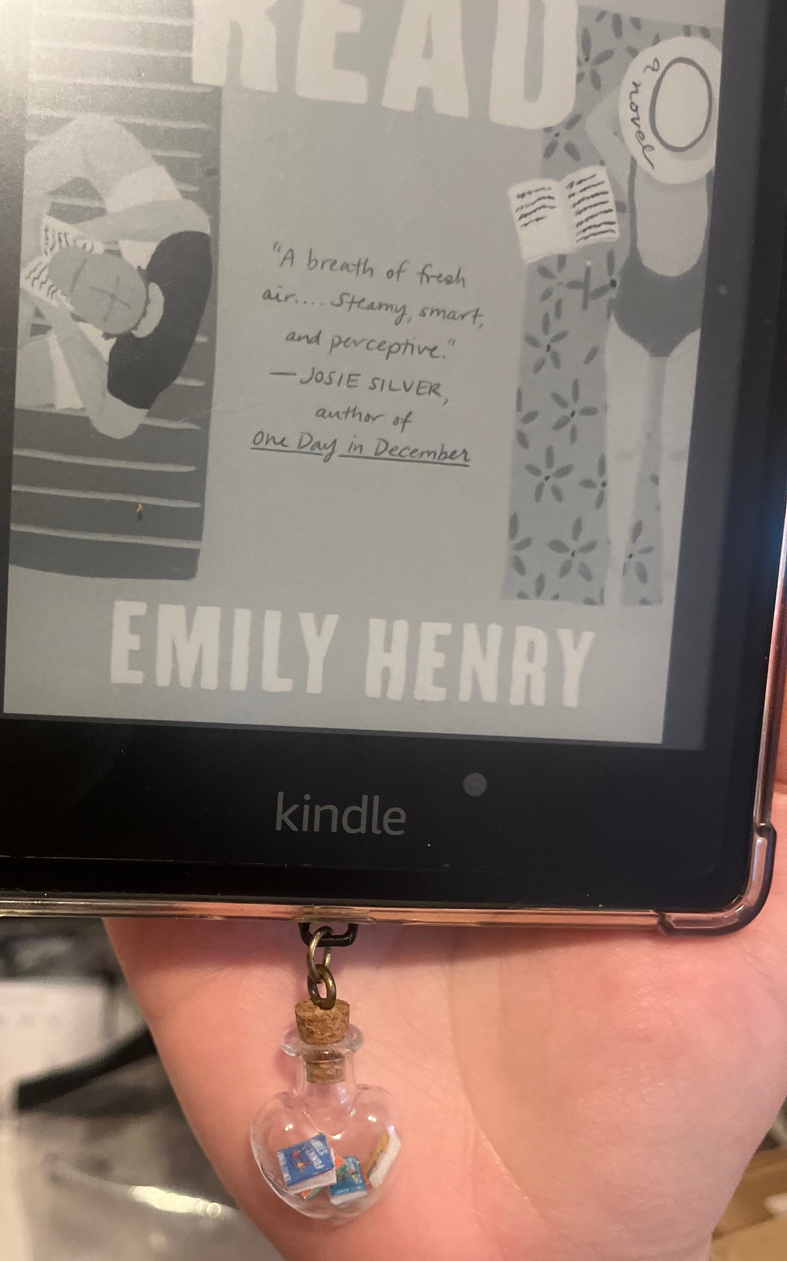 Emily Henry Kindle Charm Custom Kindle Charm Suitable for USB-C Dust ...