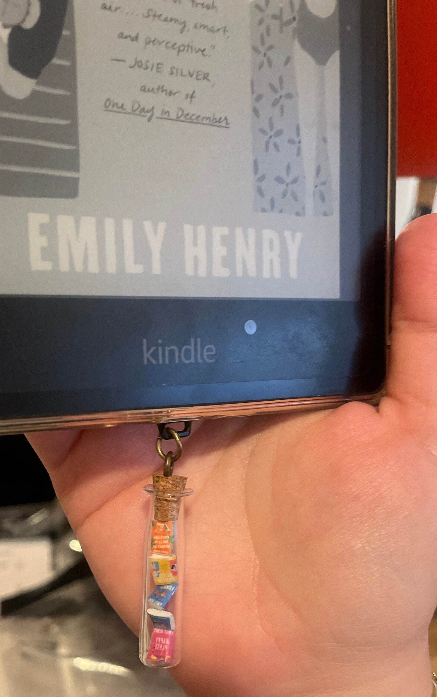 Emily Henry Kindle Charm Custom Kindle Charm Suitable for USB-C Dust ...