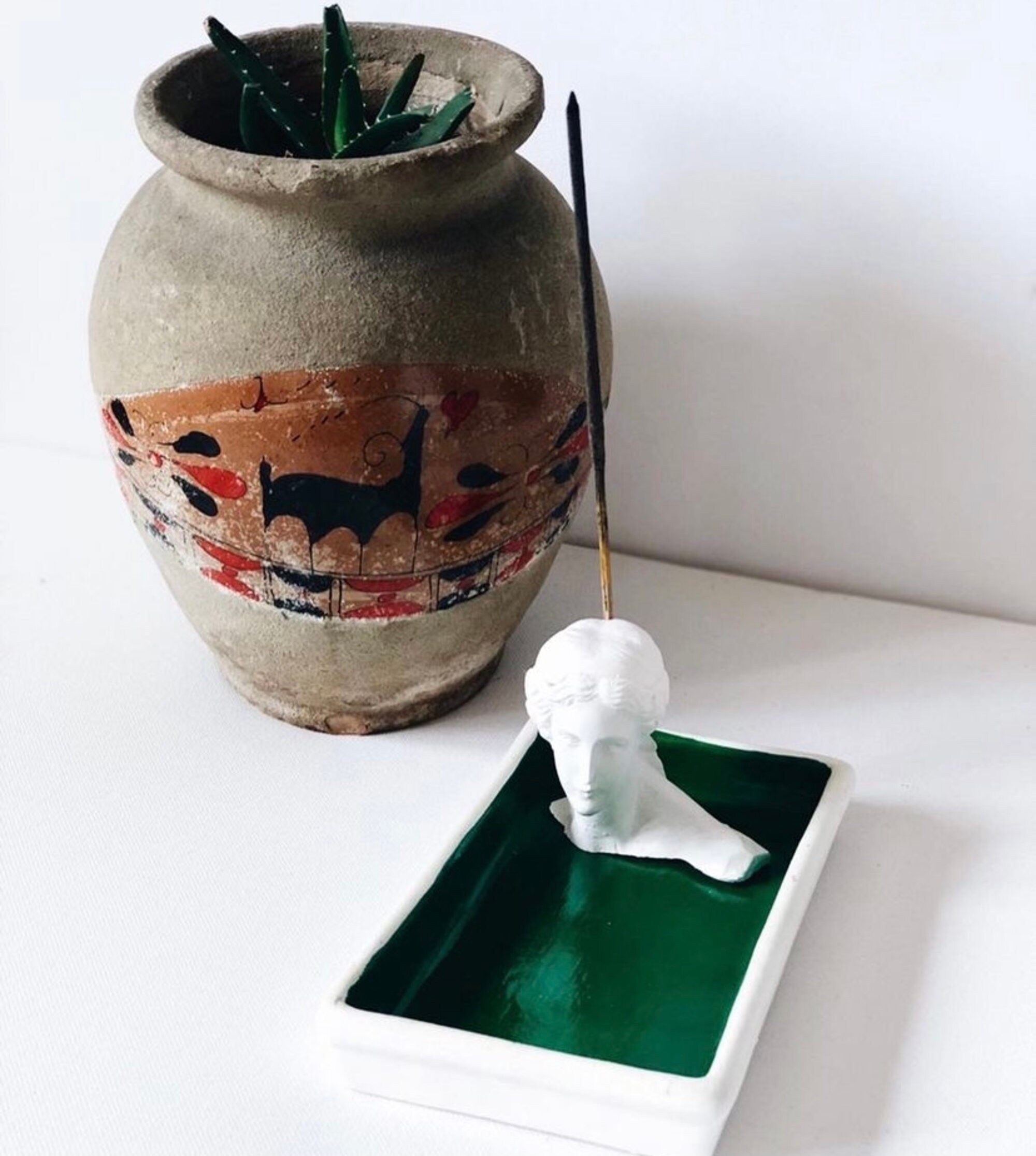 VENUS Stick Incense Holder Venus De Milo Statue Greece No Spill Stick ...