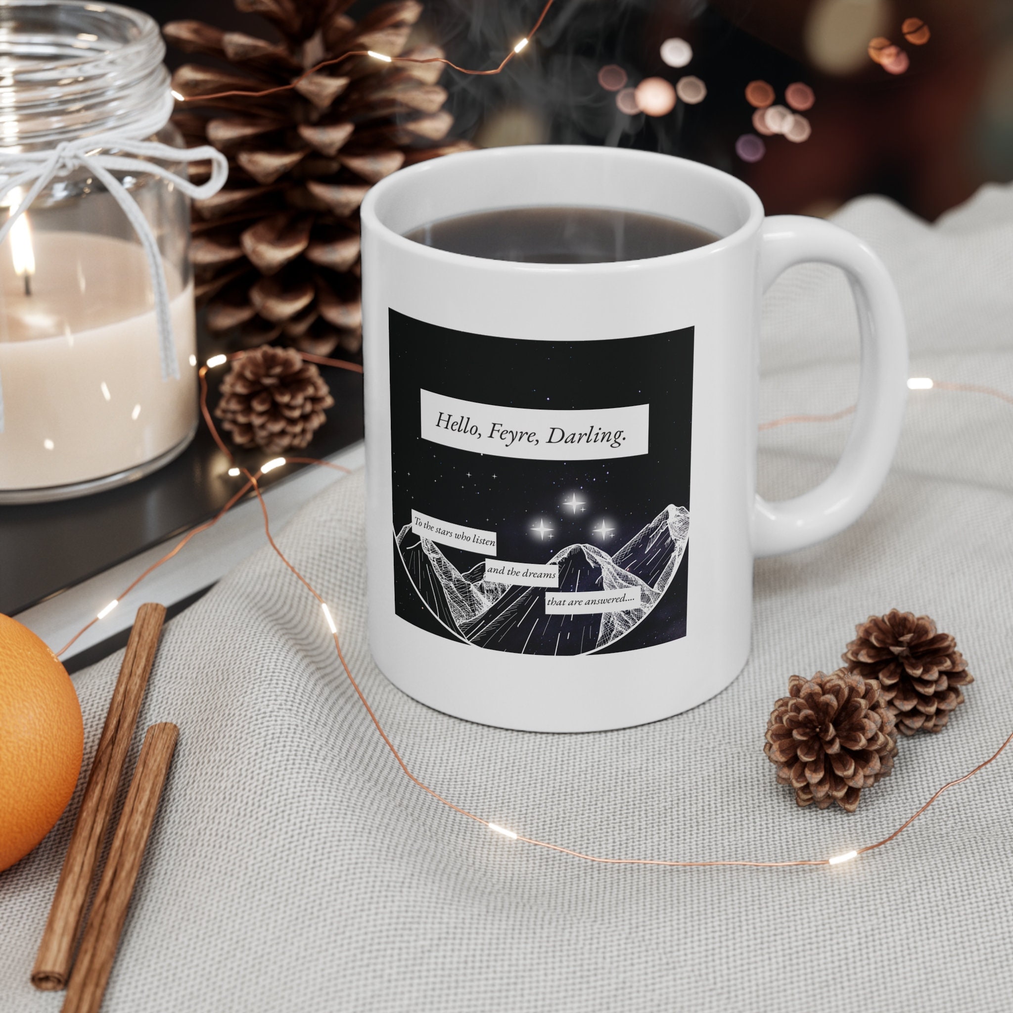 Hello Feyre Darling Mug ACOTAR Mug Feyre RHYSAND Rhys Mug SJM Mug Sarah ...