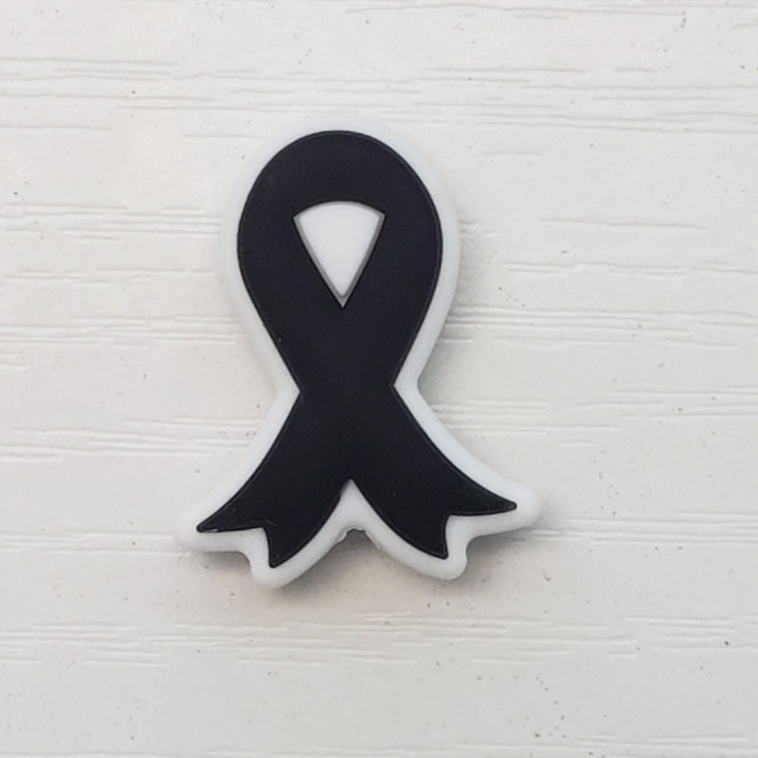 3 Count Purple Footsies Ribbon Awareness Silicone Focal Bead - Etsy