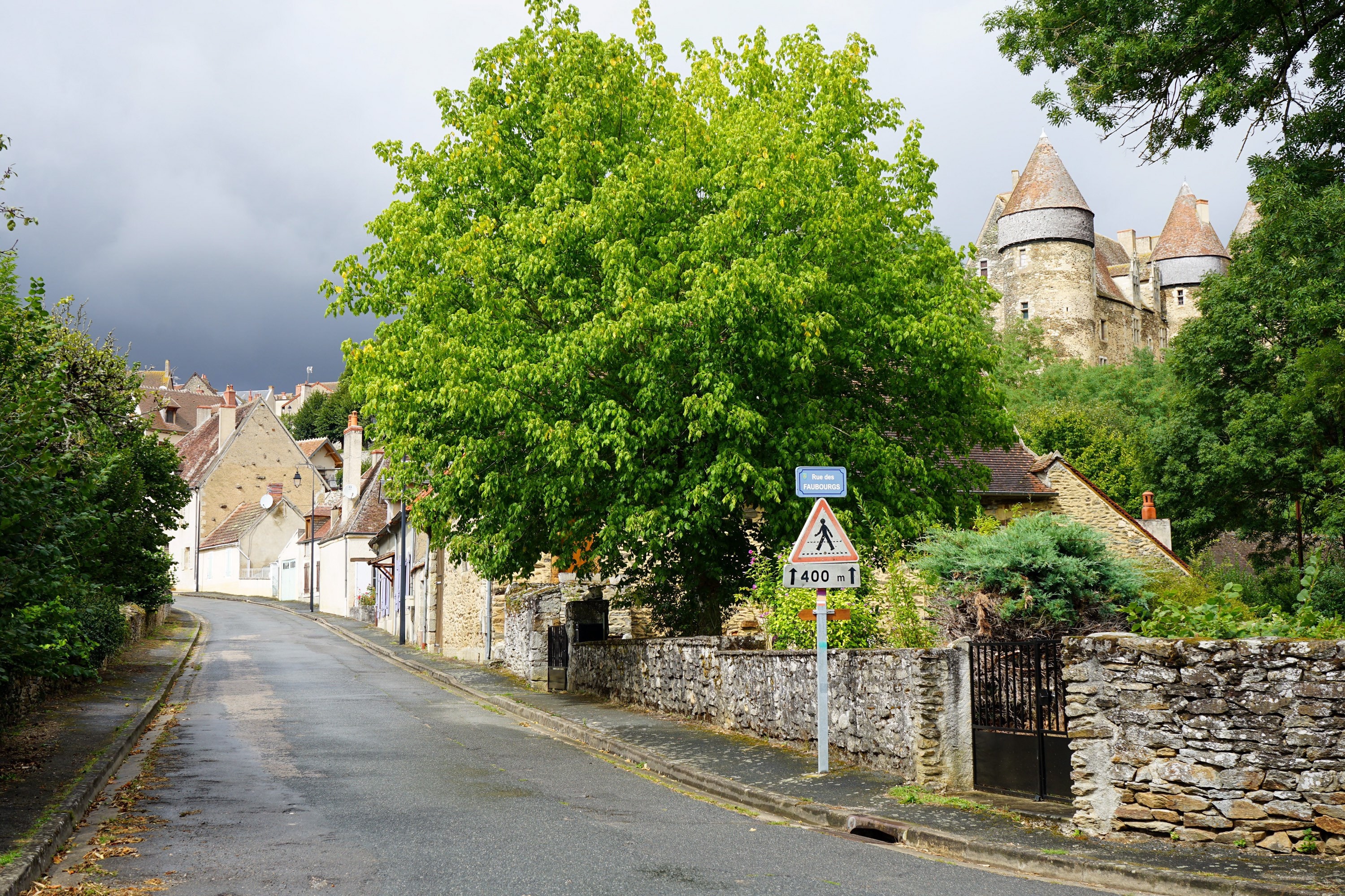 Photo Medieval Castle in the Village of Culan After the Rain - Etsy