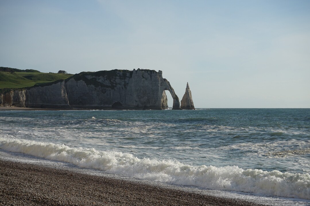Photo Cliff of Etretat and "the Needle", Normandy France Large Format ...