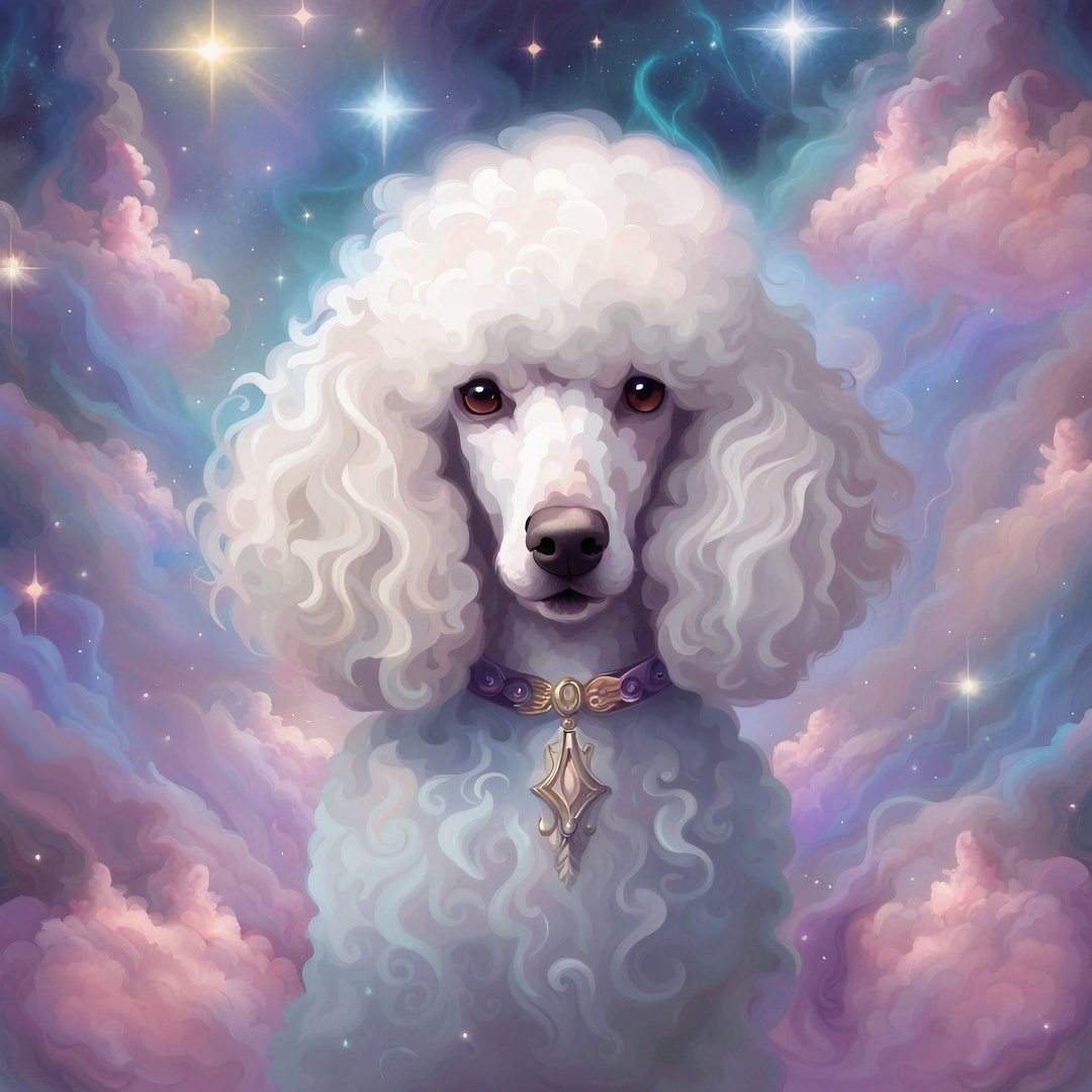 Poodle Pattern Art I Unique Gift Digital Artwork I Colorful Poodles I ...