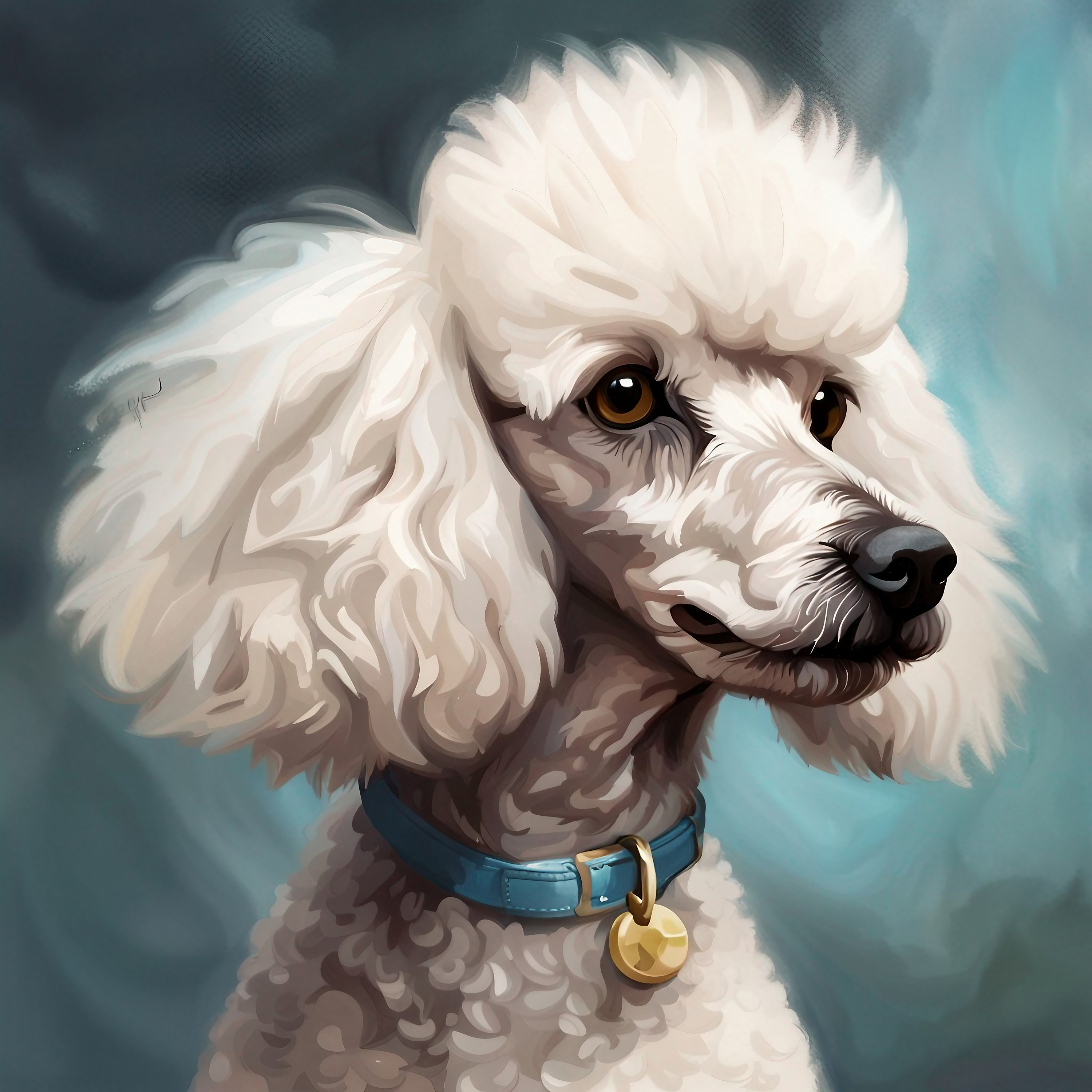 Poodle Pattern Art I Unique Gift Digital Artwork I Colorful Poodles I ...