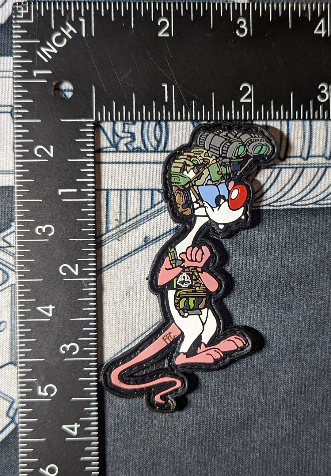Freedom Fighter Mouse Two PVC Patch - Etsy