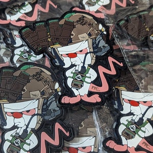 Freedom Fighter Mouse One PVC Patch - Etsy