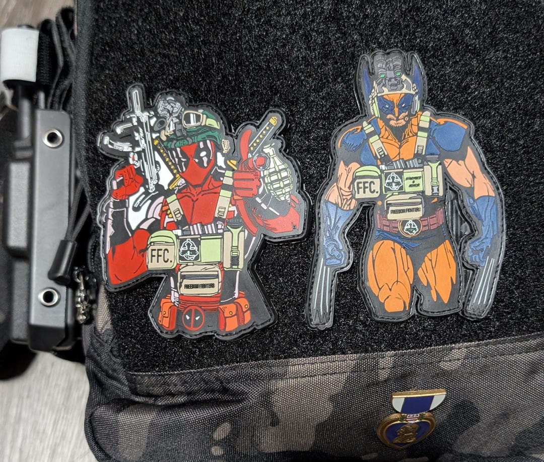 Freedom Fighters: Covert Chaos PVC Patch Pack - Etsy