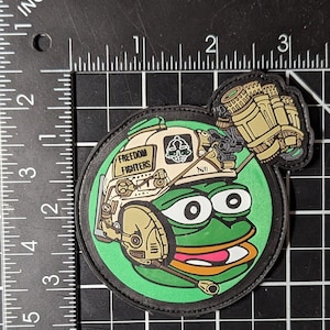 Freedom Fighters OPERATOR PEPE PVC Patch - Etsy