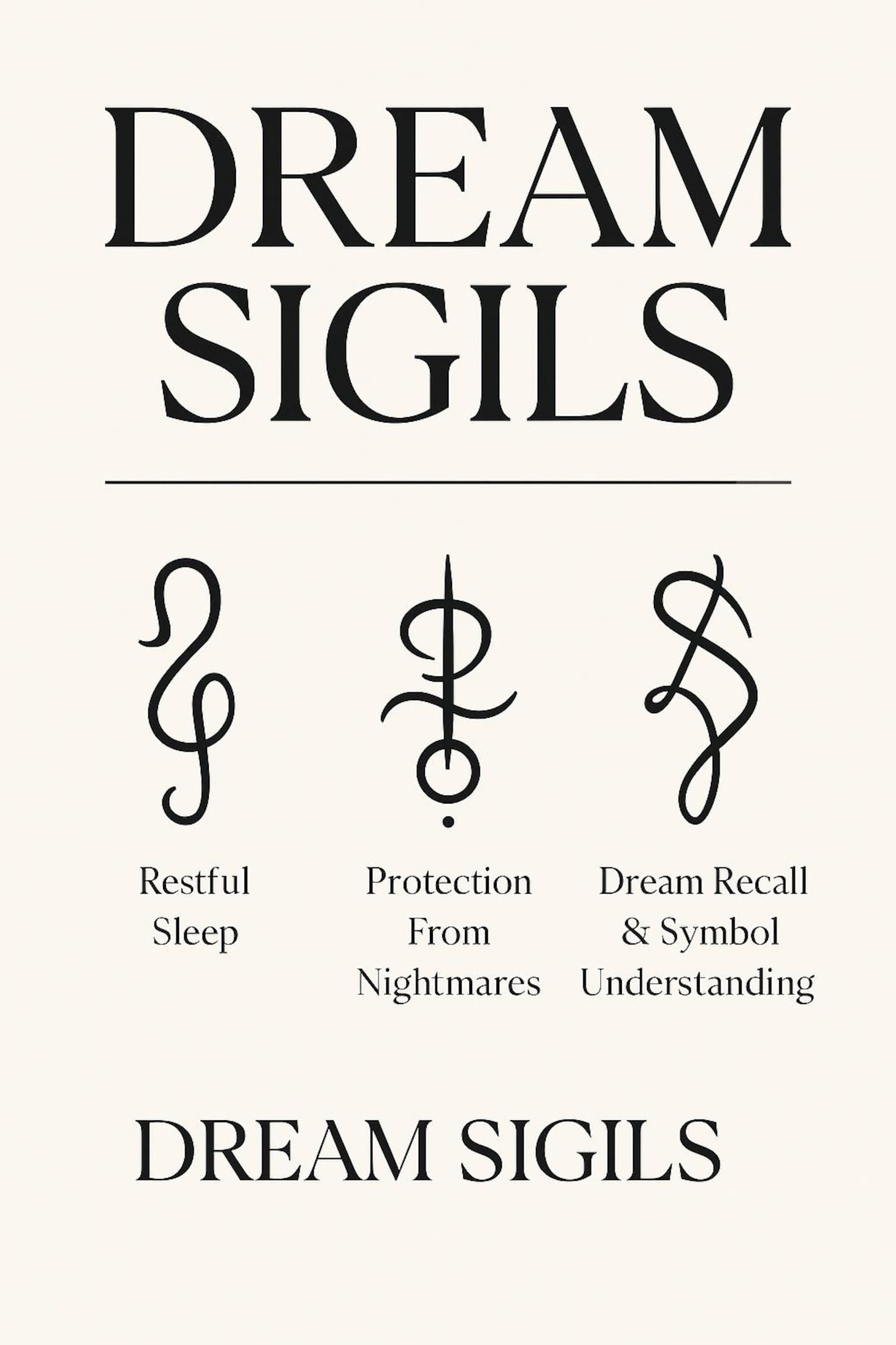 Custom Dream Sigil – Personalized Symbol for Lucid Dreaming, Clarity ...