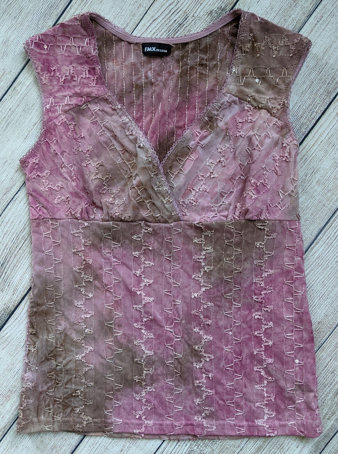 2000s Y2K fmx Design Tie-dye Fancy Tank Top - Etsy