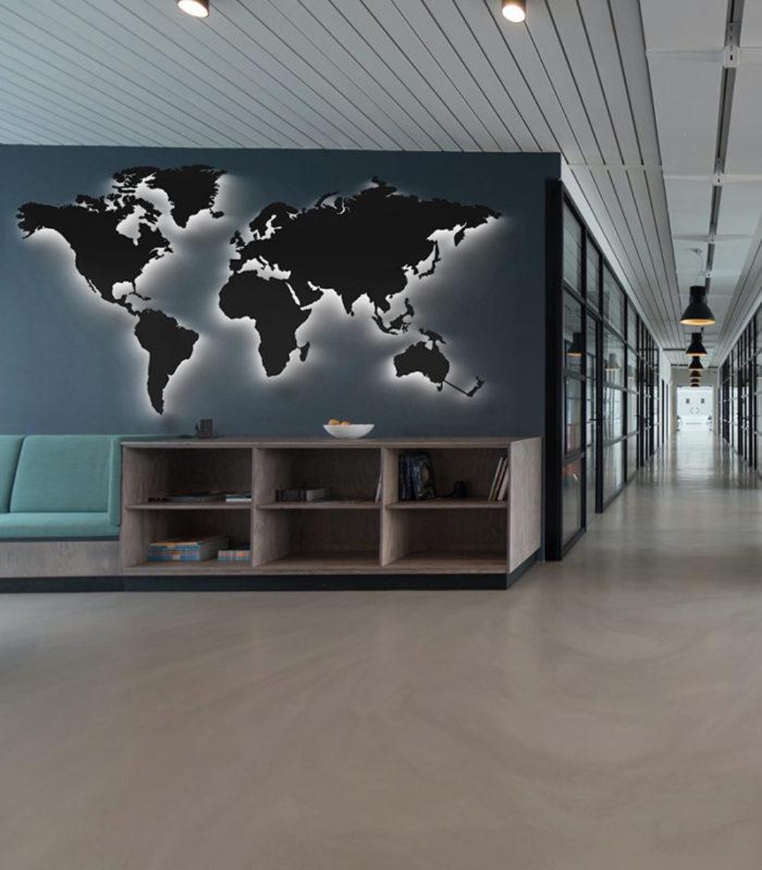 High Quality Design Steel World Map Metal Wall Map Industrial. Wall Map ...