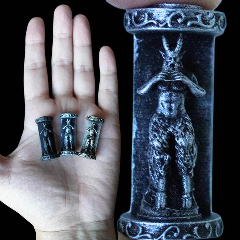 Satyr Cernunnos Pan Statue Horned God Greek Mythology God Talisman ...