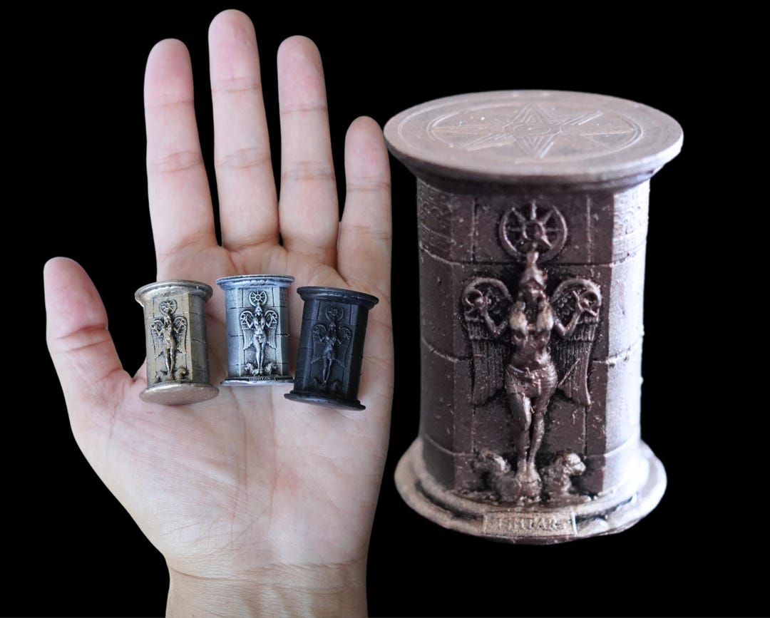 Ishtar Amulet Token 3D Printed Resin High Quality Details Figurine ...