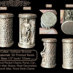 Lucifer Statue Pocket Charm Miniature Figurine Sculpture for Mini ...