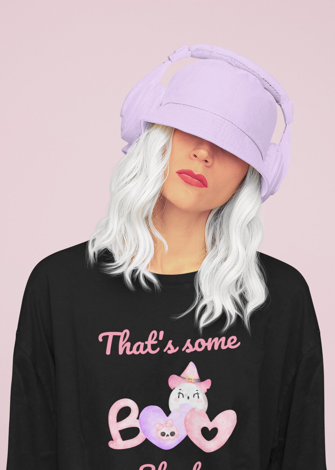 That's Some BOO Sheet Pink Cursive Font With Heart-shaped - Etsy